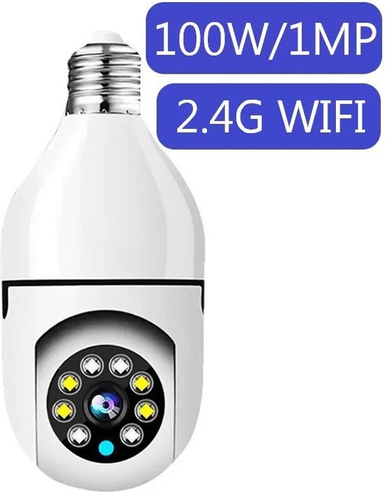 Starstation IP Camera Lamp E27 Fitting - Indoor Spy Cam - Verborgen Bewakingscamera -... | bol