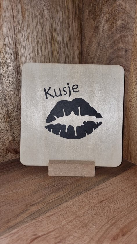 Bordje met standard Kusje | bol