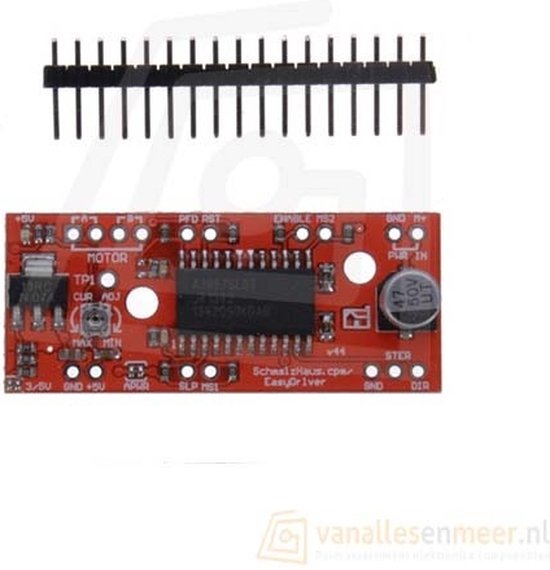 A3967 EasyDriver Stepper motor driver module V44 geschikt voor Arduino | bol