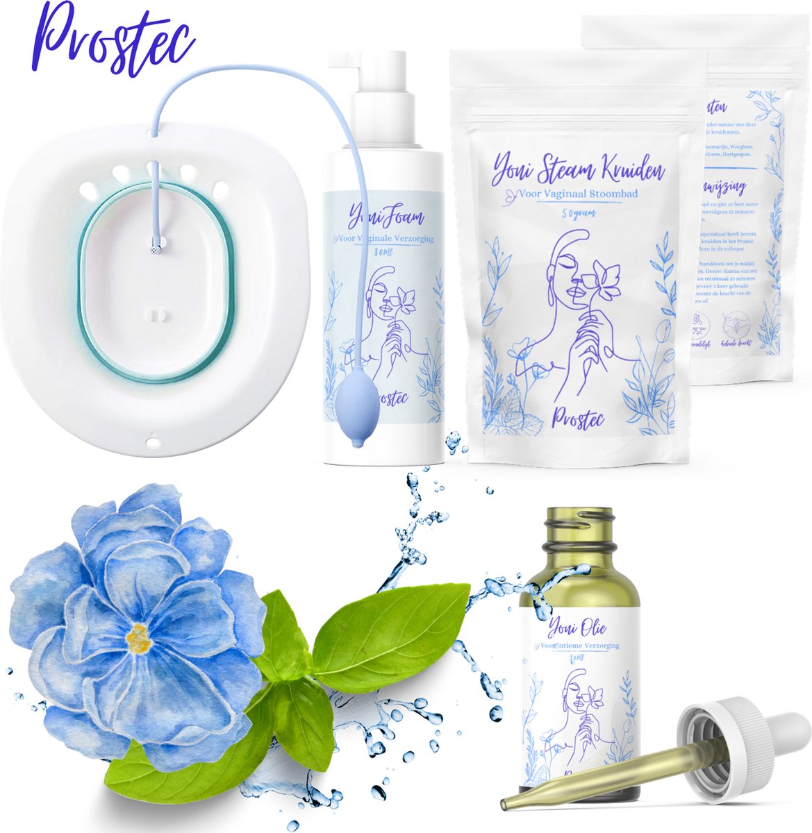 Prostec Vaginale Stoombad - Vaginale 4-1 Set - Yoni Steam - Intieme ...