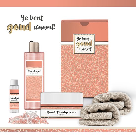 Geschenkset “Je Bent Goud Waard!” - 5 producten - 580 gram | Cadeau ...