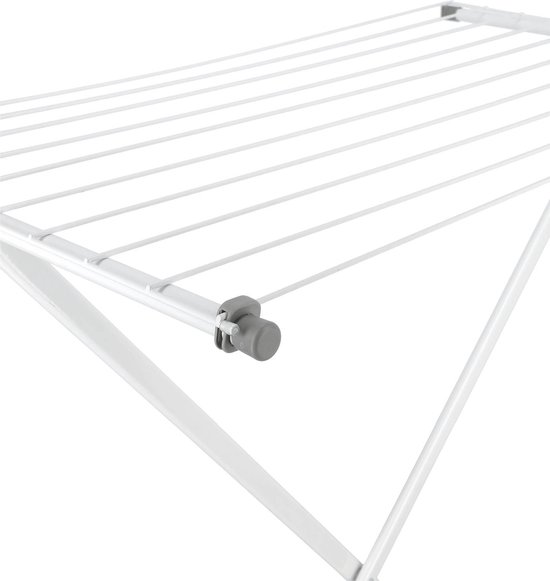 Blokker Droogrek Inklapbaar 90 cm Hoog Wit - Wasrek Staand met 9m ...