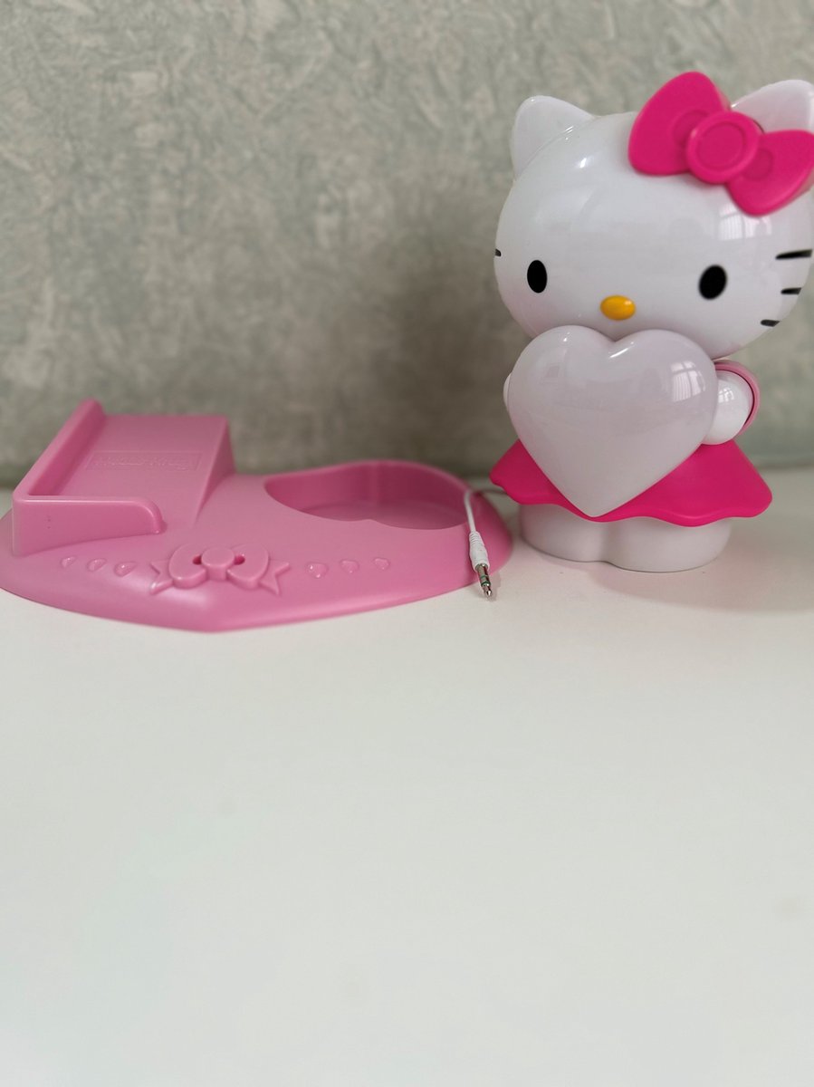 Hello Kitty Docking Station, Magische Luidspreker met Licht | bol