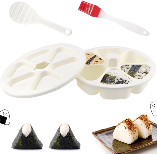 Onigiri Maker Sushi Onigiri Mold Set Japanse Onigiri Sushi Zesset ...