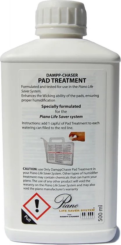 Piano life saver system - Dampp chaser - Pad treatment - 500 ml - fles ...