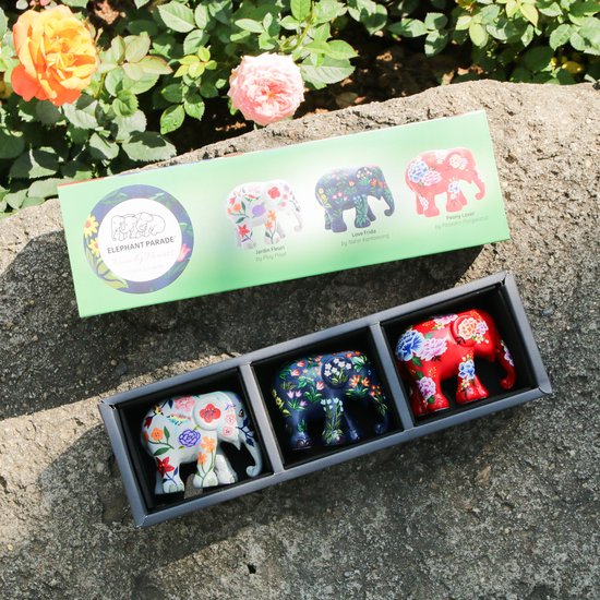 Elephant Parade Friendly Flowers - Multipack - Handgemaakte Olifanten ...