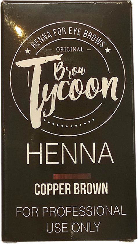 Brow Tycoon- Henna - Copper Brown - Eyebrows | bol