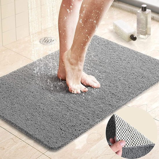 Douchemat, antislip, 40 x 60 cm, luffa massage douchemat, badmat ...