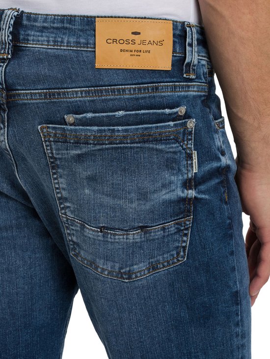Cross Jeans Heren Jeans DYLAN regular fit Blauw Volwassenen | bol