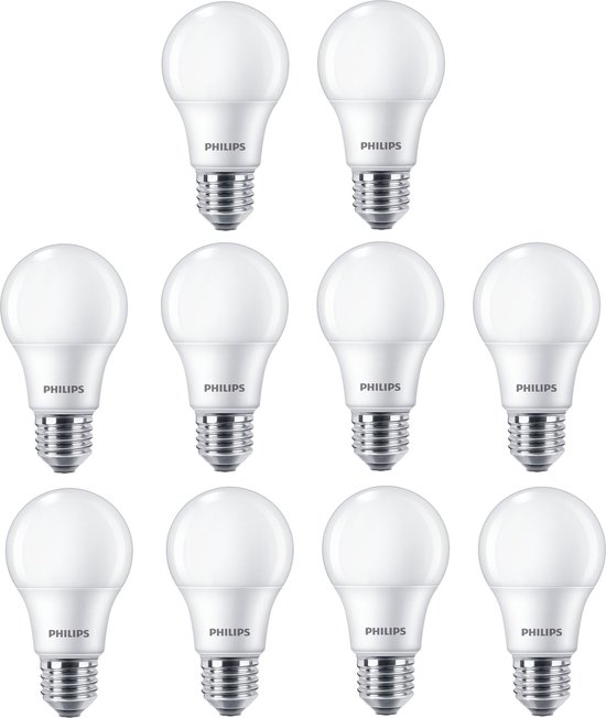10 stuks | | | Philips LED lamp 10W 1055lm 2700K Mat | Dimbaar A60 | 10 watt | 1055... | bol