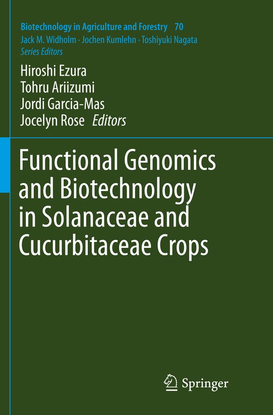 Biotechnology in Agriculture and Forestry- Functional Genomics and Biotechnology in... | bol