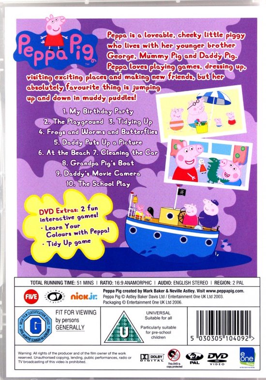 Peppa Pig: My Birthday Party And Other Stories - Movie (Dvd), Philip ...