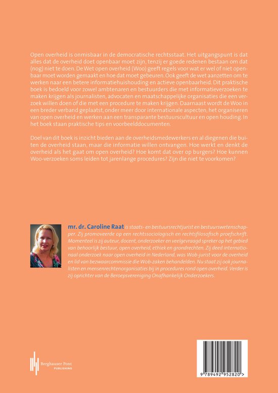 Gids open overheid | 9789492952820 | Caroline Raat | Boeken | bol