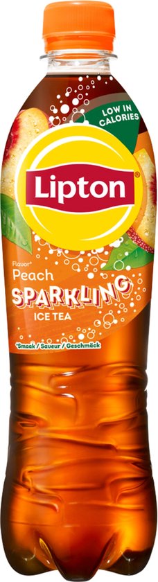 LIPTON ICE TEA SPARKLING PEACH PET 12 X 50CL | bol