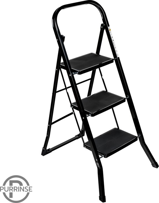 PURRINSE - Huishoudtrap 3 Treden – Keukentrap – Keukentrap 3 Treden ...