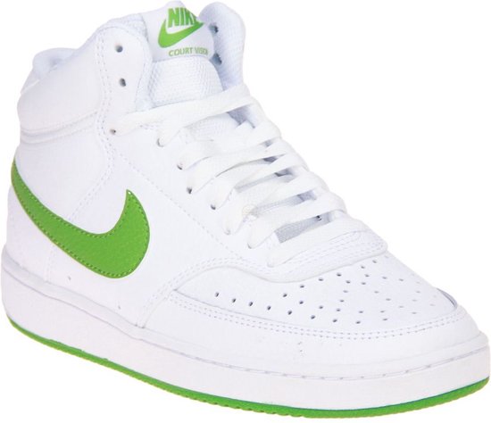 Nike Court Vision Mid Sneaker Wit-Groen | bol