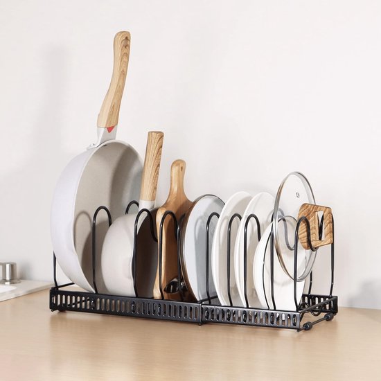 pannenrek - pannenplank / rack organizer \ Opbergrek | bol
