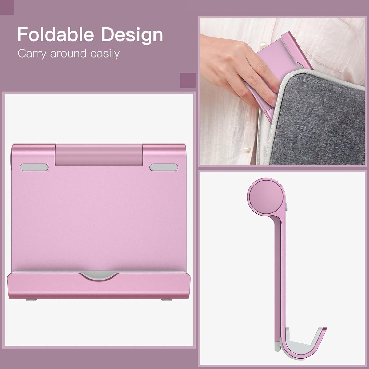 Tablet Standaard, Verstelbare Draagbaar Houder, Bureau Tablethouder ...
