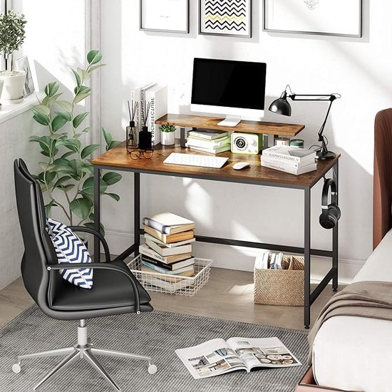 monitorstandaard, pc-tafel, gamingtafel voor thuiskantoor, Bureau ...