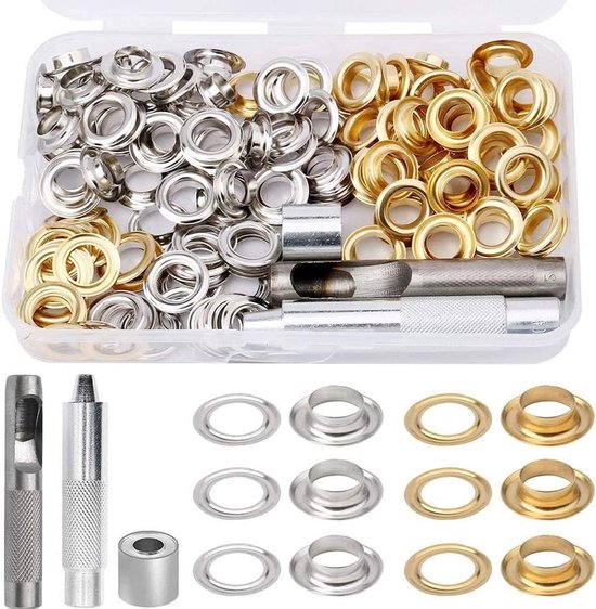 Metalen Oogjes Oogtang Set - 103 Stuks Inclusief Installatiegereedschap ...