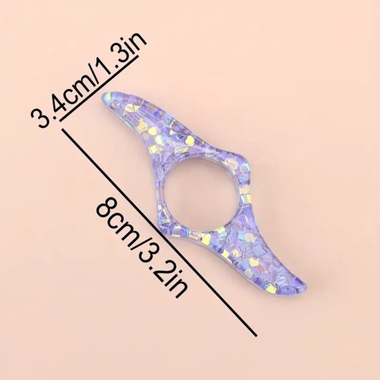 Boek openhouder - Paginahouder - Duimlegger - Blauw - 20MM | bol