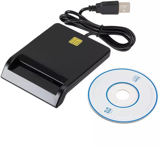 eID Kaartlezer USB-A - Mac & Windows - Identiteitskaart lezer- ID card ...