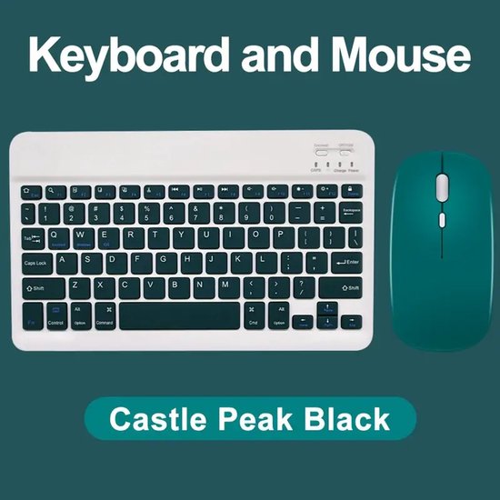 Mini Wireless Keyboard And Mouse Rechargeable Slim English Keyboard And ...