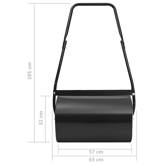 vidaXL Graswals - Graswalsen - Gazonwals - Gazonwalsen - Gazonroller 50 ...