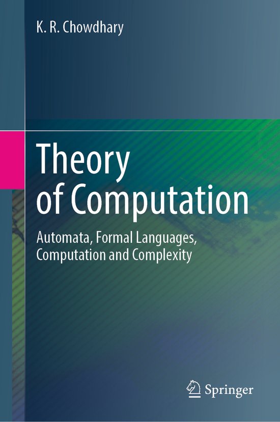 Theory of Computation | 9789819762330 | K.R. Chowdhary | Boeken | bol