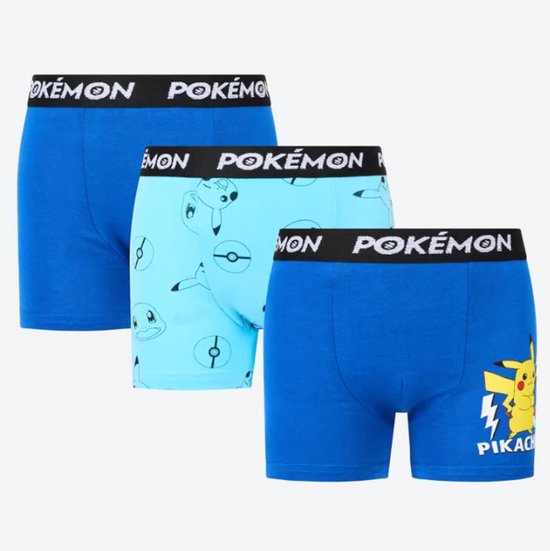 Pokemon Boxer Maat 110-116 3 stuks | bol