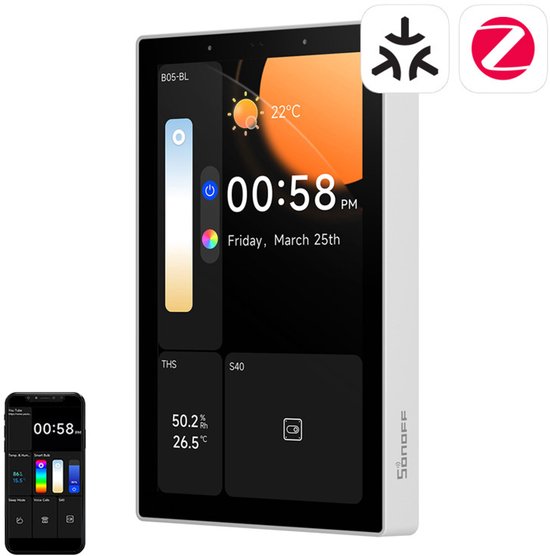 SONOFF NSPanel Pro 120 Smart Control Panel Mater WiFi/Bluetooth/ZigBee ...