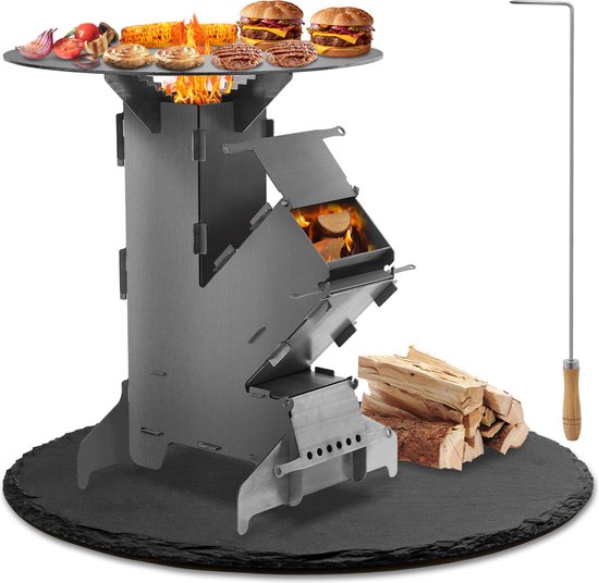 Rocket stove Kachel Kooktoestel Campingkooktoestellen Kookset Buiten ...