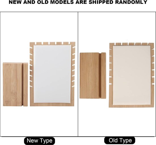 Houten Lijst Halsketting-Armband Display Stand voor Sieraden Display ...