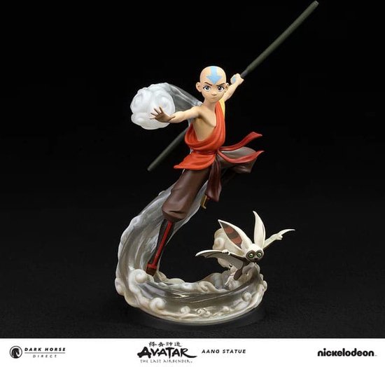 Dark Horse Avatar The Last Airbender PVC Statue Aang & Momo 30 cm Beeld ...