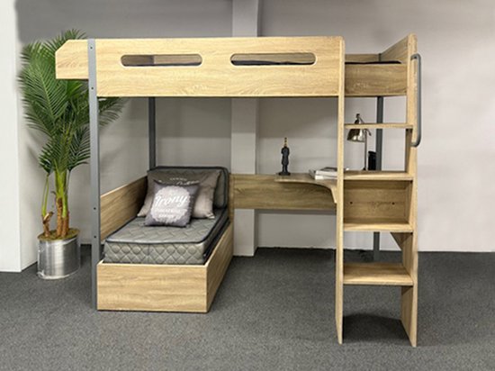 Jasper Hoogslaper met bureau en bank | bol