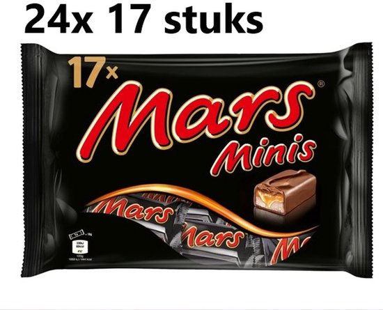 Mars chocolade 24x 333 gram ( =24x 17 stuks) | bol
