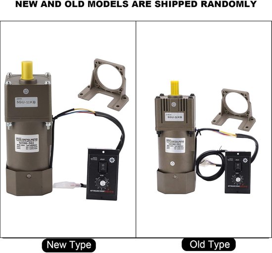 90 W AC Motor Met Instelbaar Toerental Automatische Daling 1 Fasig 50k ...
