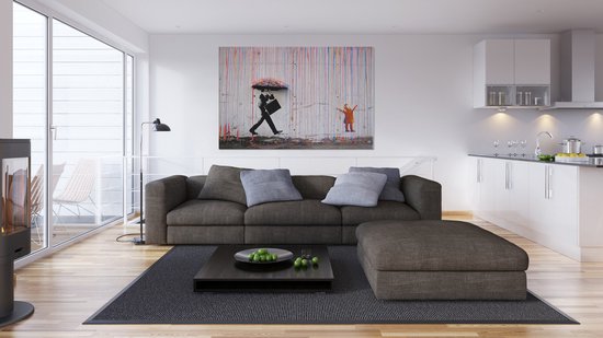 Banksy schilderij- Coloured Rain - Plexiglas, 150 x 100 - Meest gekozen ...