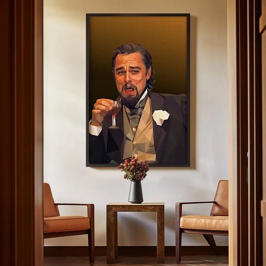 Canvas poster - Filmposter - Leo meme - muurposter - binnenposter ...