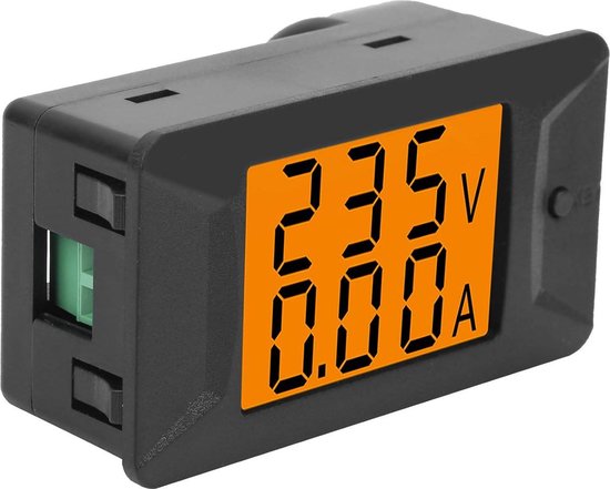 Spanningsstroommeter - Monitorpaneel Ampèremeter Voltmeter AC 40-400V ...