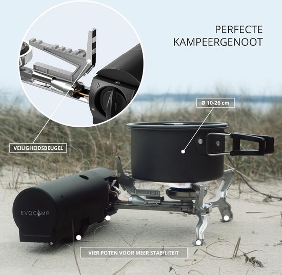 Camping Kooktoestel - Gasbrander voor Buiten - Opvouwbaar - Inclusief ...
