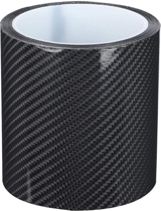 Zwarte Koolstofvezel Beschermfolie Autodeur Edge Guard Anti-kras ...