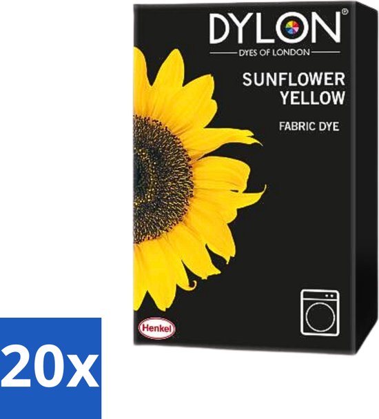 Dylon - Textielverf - Sunflower Yellow - Kleurvaste Textielverf - 350g ...
