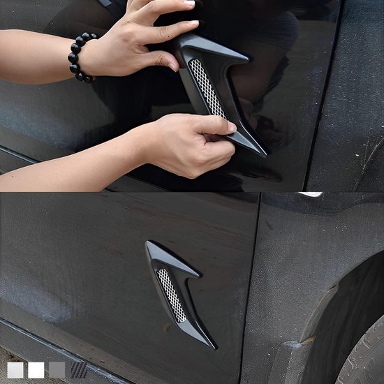 Auto Ventilatieafdekkingen Motorkap Air Flow Fender Stickers - Zijspat ...