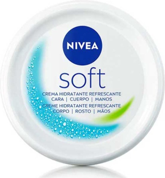 Nivea - Soft Intensive Moisturizing Cream - Face, Body and Hands - 200 ...
