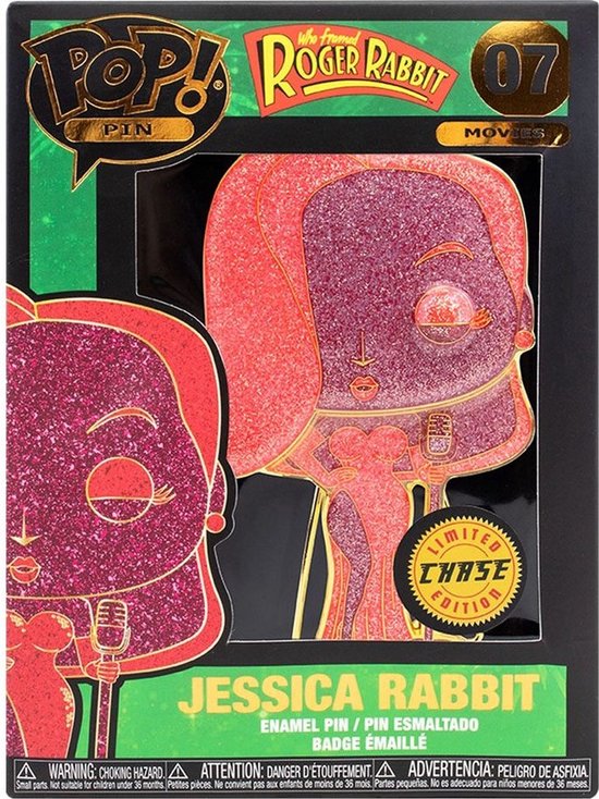 Funko Pop! - Pin - Jessica Rabbit # 07 (CHASE Variant) | bol
