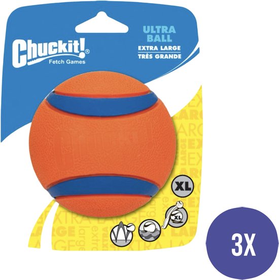 Chuckit - Ultra Bal - XL 3 Stuks | bol