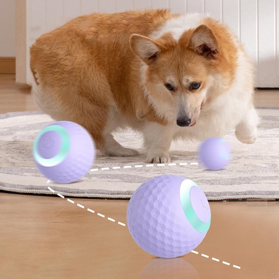 Bewegende Interactieve Rolbal voor Honden - Automatisch Hondenspeelgoed ...