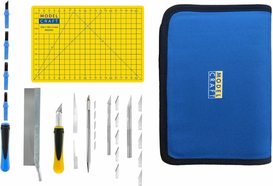 ModelCraft Snijmat - PTK1026 Mes en Zaag gereedschapset met voor hobby ...