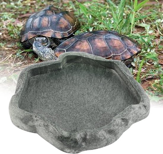 Waterschaal platte drinkschaal voor reptielen in terrarium - kunststof ...